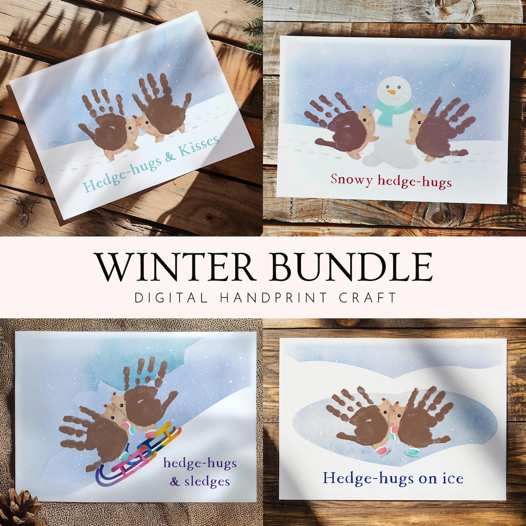 Christmas Handprint Art Craft | Winter Handprint Art | Diy Kid Craft ...