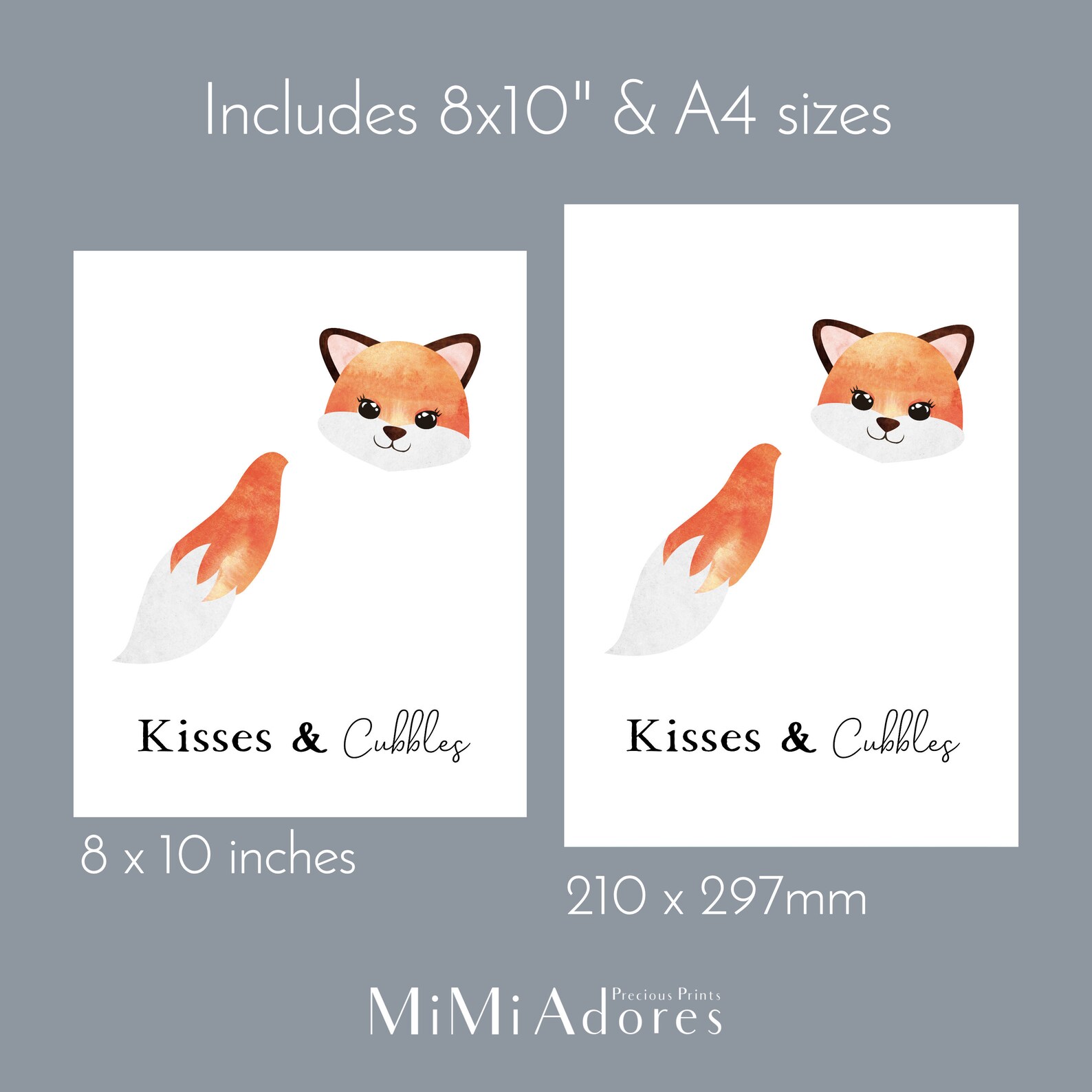 Fox Handprint Printable | Kids Handprint Activity Craft | Handprint ...