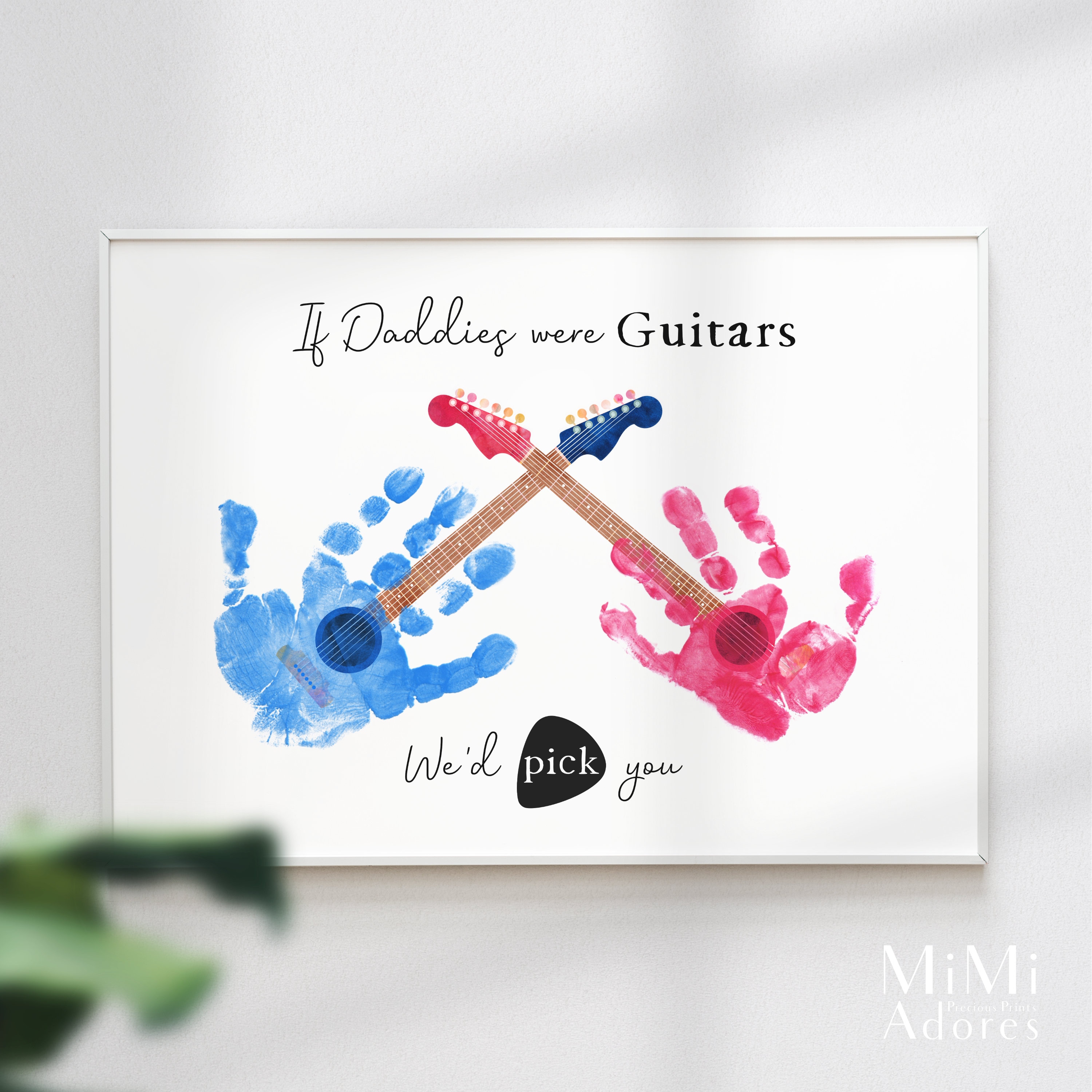 Handprint Art Craft Fathers Day Daddy Kids Baby Toddler - Etsy