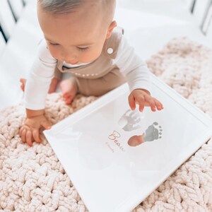 Baby Handprint Keepsake Made in Real Foil | Baby Toddler Keepsake ...