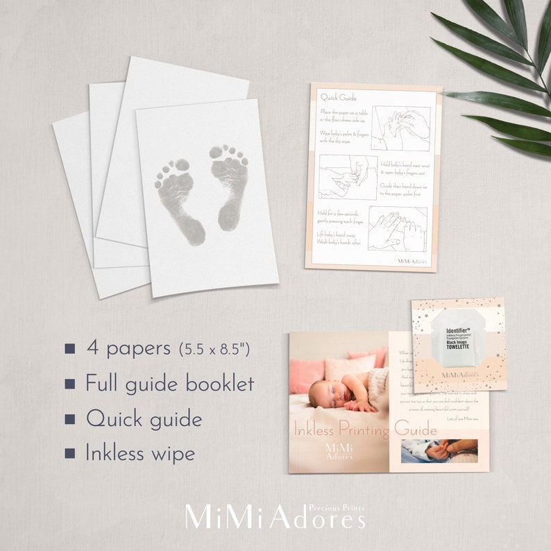 Magical Inkless Handprint Footprint Kit | Non-toxic Mess Free| New Baby ...