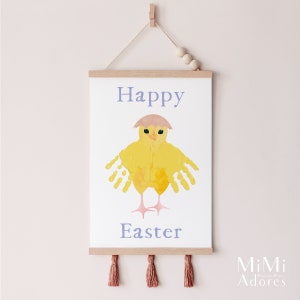 Easter Chick | Handprint Hand Art Craft | Easter Handprint | Kids ...
