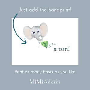 Elephant Handprint Art Craft | Handprint Art Craft | Kids Baby Toddler ...