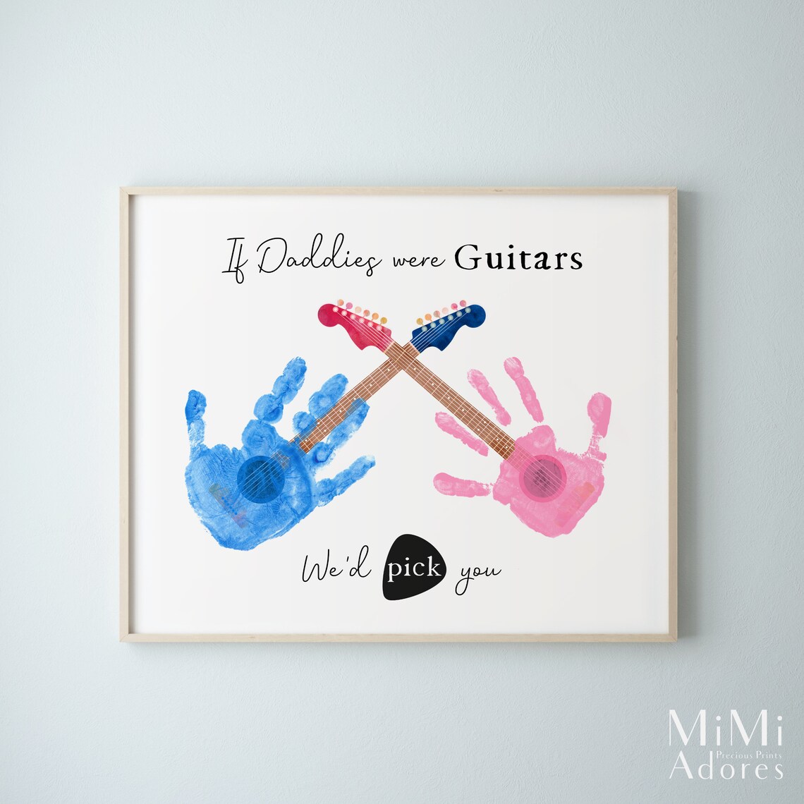 Handprint Art Craft Fathers Day Daddy Kids Baby Toddler - Etsy