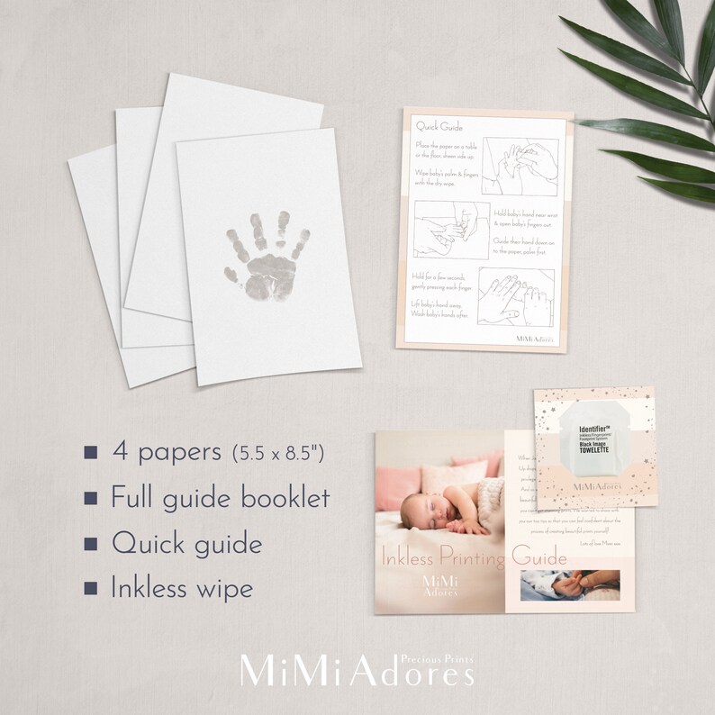 Personalised Baby Handprint Photo Keepsake Baby Handprint - Etsy