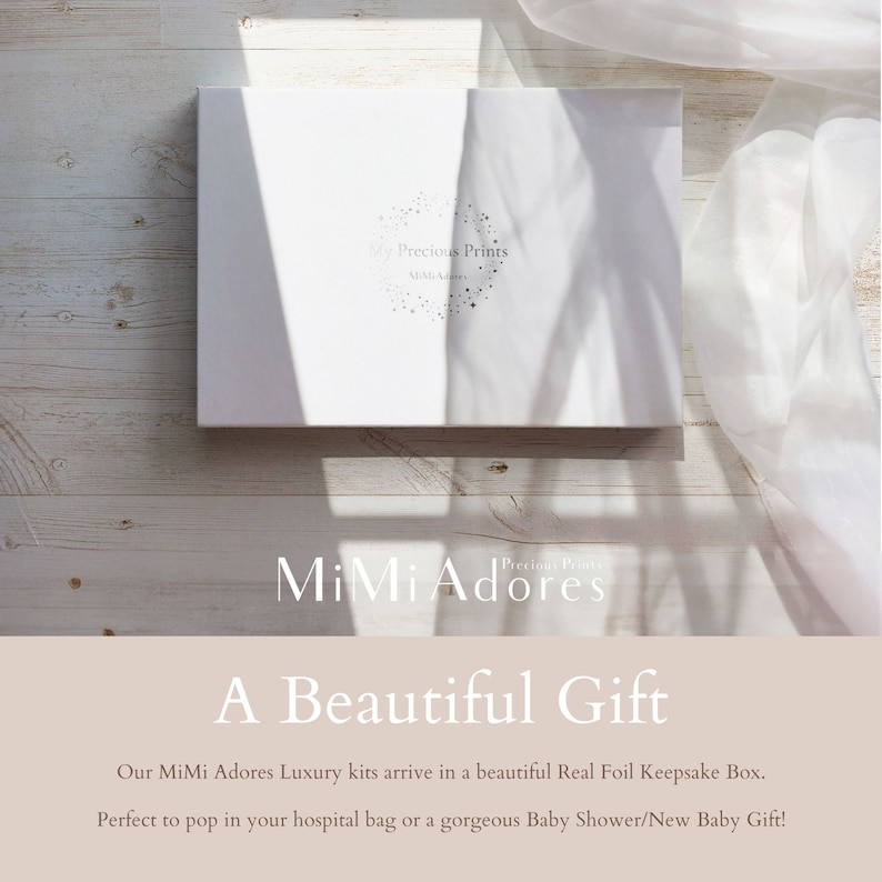 Baby Hand and Footprint Kit by Mimi Adores | Deluxe Inkless Print Kit ...