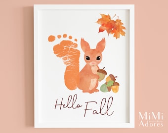 Fall Bulletin Board We're Nuts About Fall Squirrel and - Etsy
