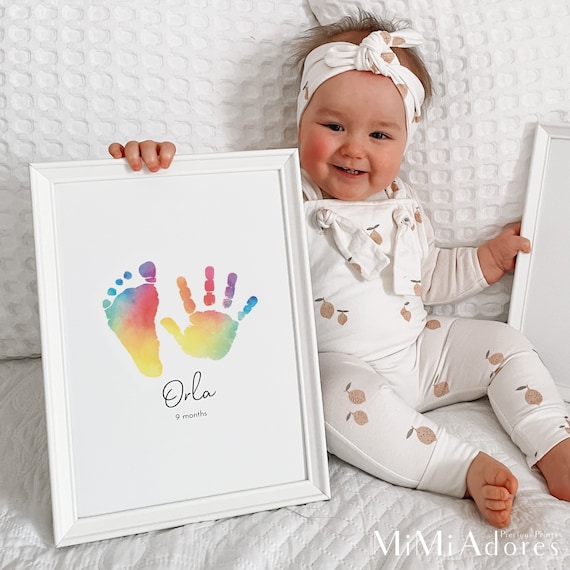 Newborn Baby Hand Prints