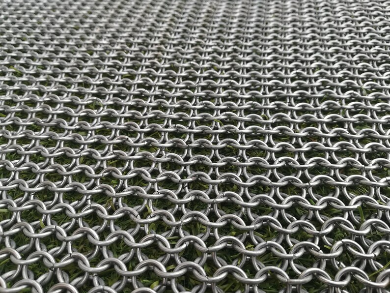 Chainmail Fabric Jump Ring Fabric Chainmaille Armour - Etsy UK