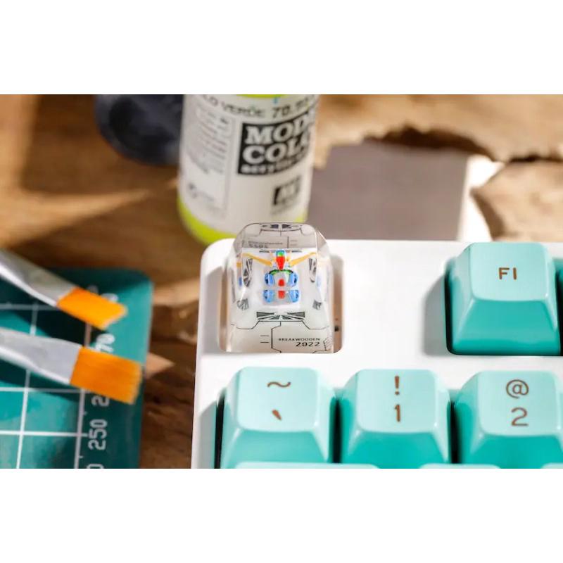 Gundam Mechanical Keyboard Buttons. Artisan Keycap, Esc Keycap, Custom ...