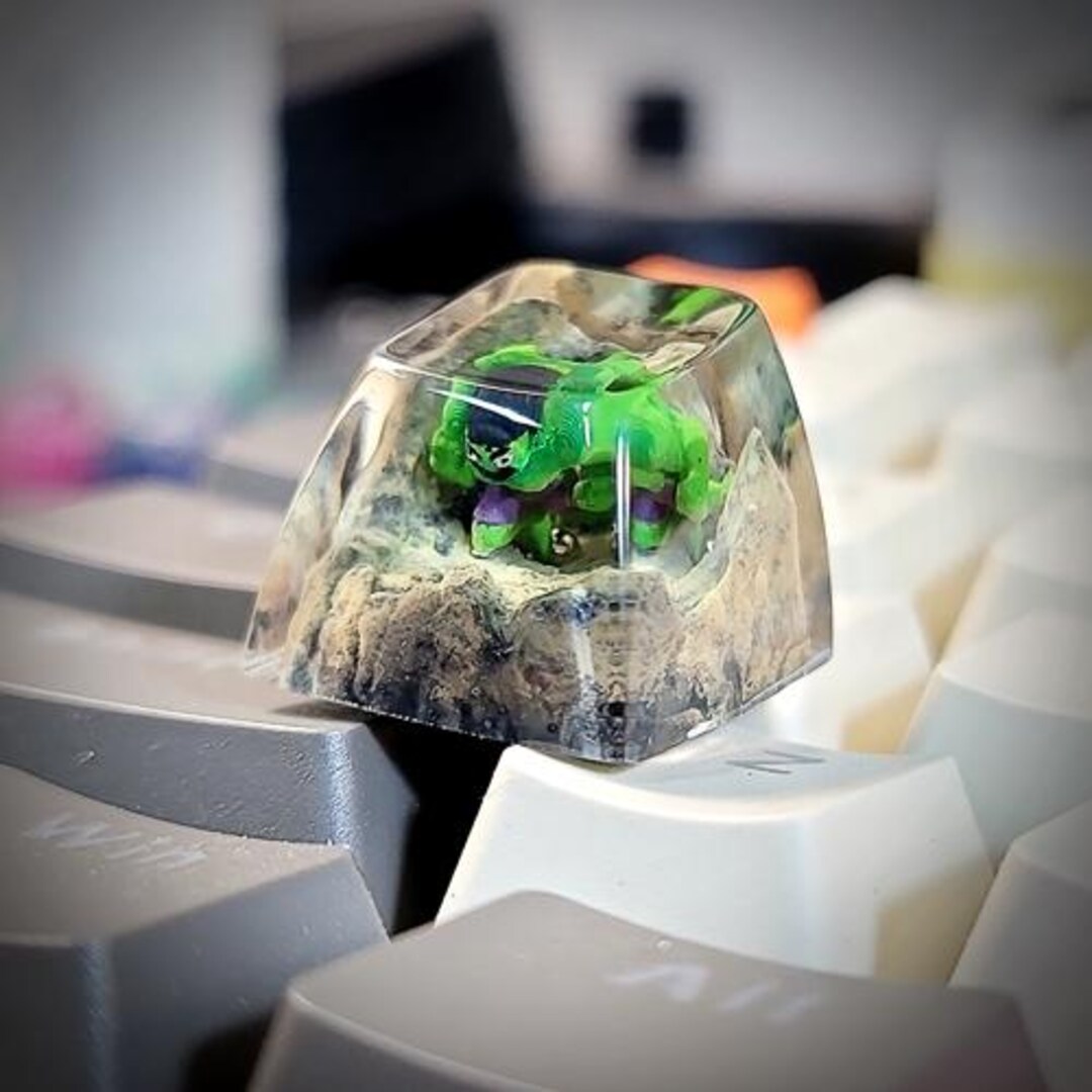 The Hulk Keycap, Mechanical Keyboard Button the Hulk Character in Mavel ...