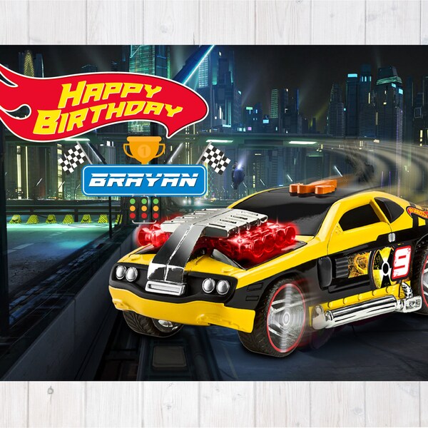 Hot Wheels Backdrop - Etsy