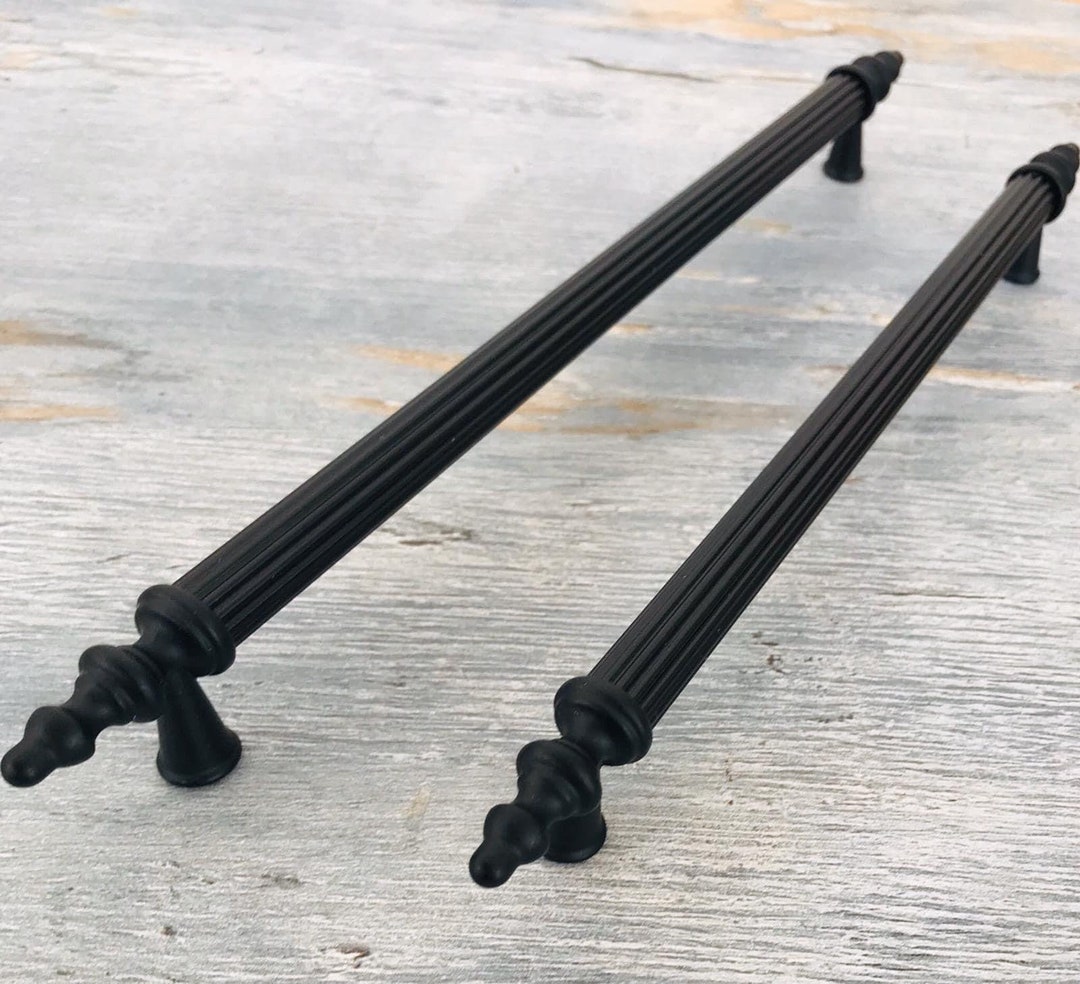 Matte Black Furniture Kitchen Wardrobe Handle - Etsy