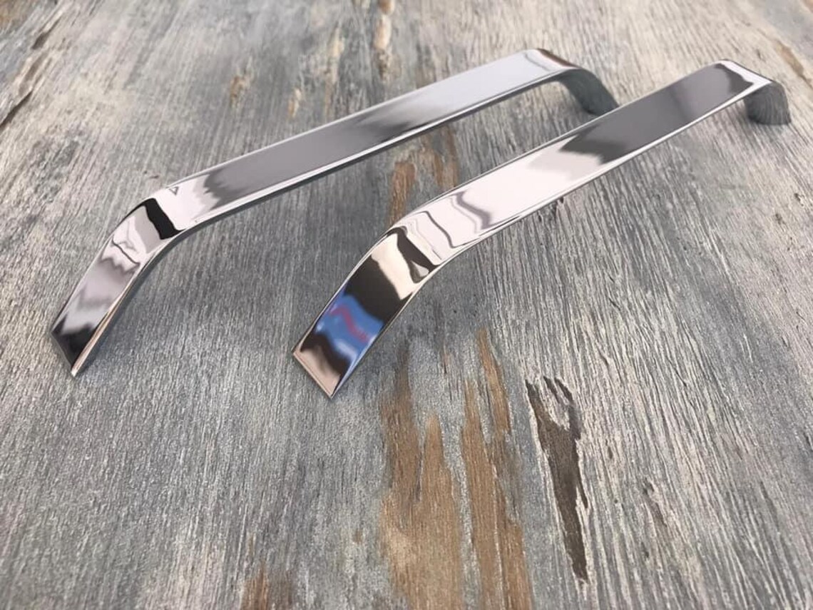 Chrome Furniture Pull Long Kitchen Cabinet Wardrobe Handle - Etsy