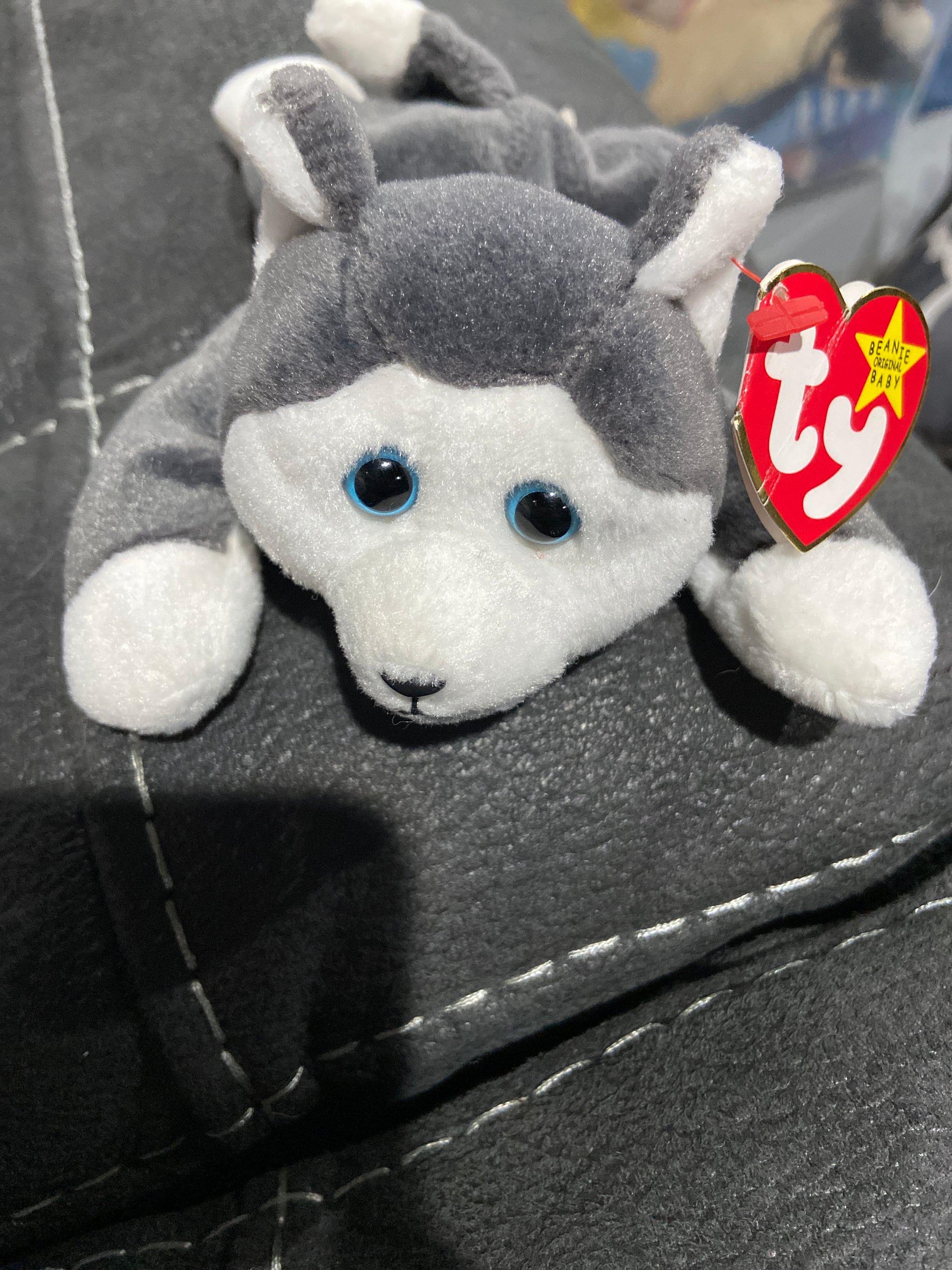 Vintage Ty beanie baby Nanook the husky dog 1996 | Etsy