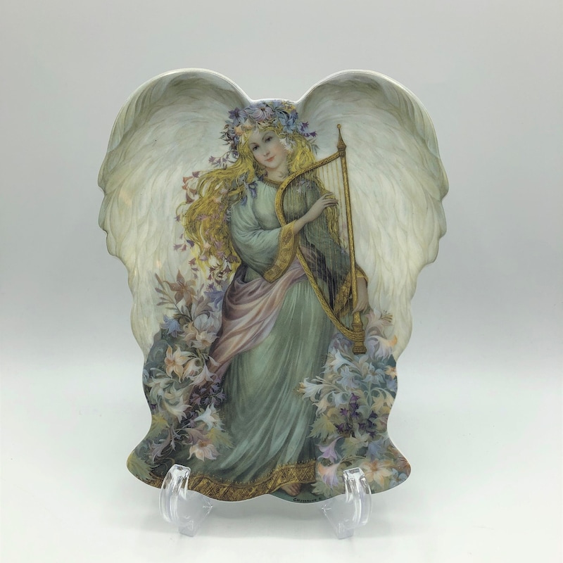 Bradford Exchange Angel Plates - Etsy Bradford Exchange Angel Plates - Etsy