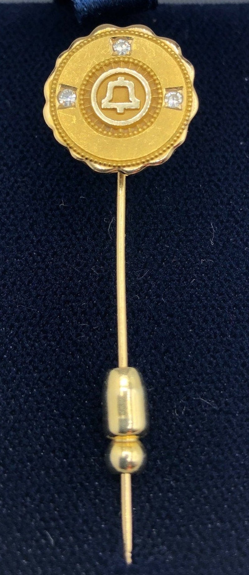 Vintage Southern Bell Employee Retirement Stick Pin. 14K Gold - Etsy