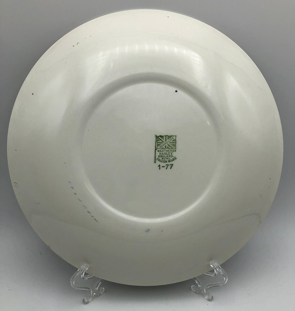 Vintage Royal Falcon Ware Plate by Weatherby of Hanley - Etsy