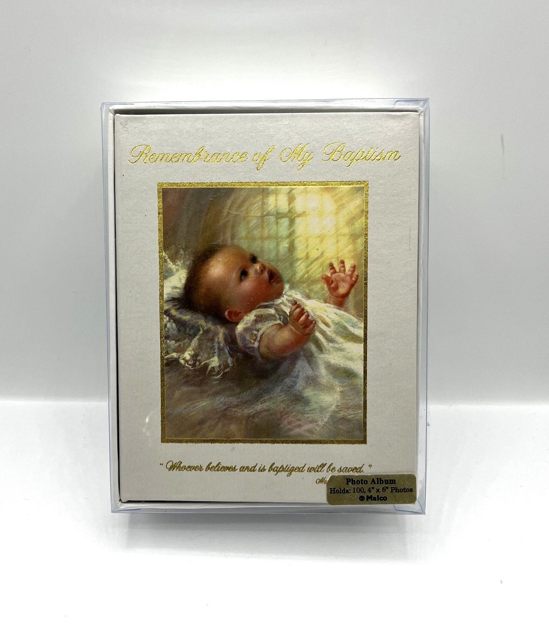 Photo Album Remembrance of My Baptism New Keepsake Album of Baby's ...