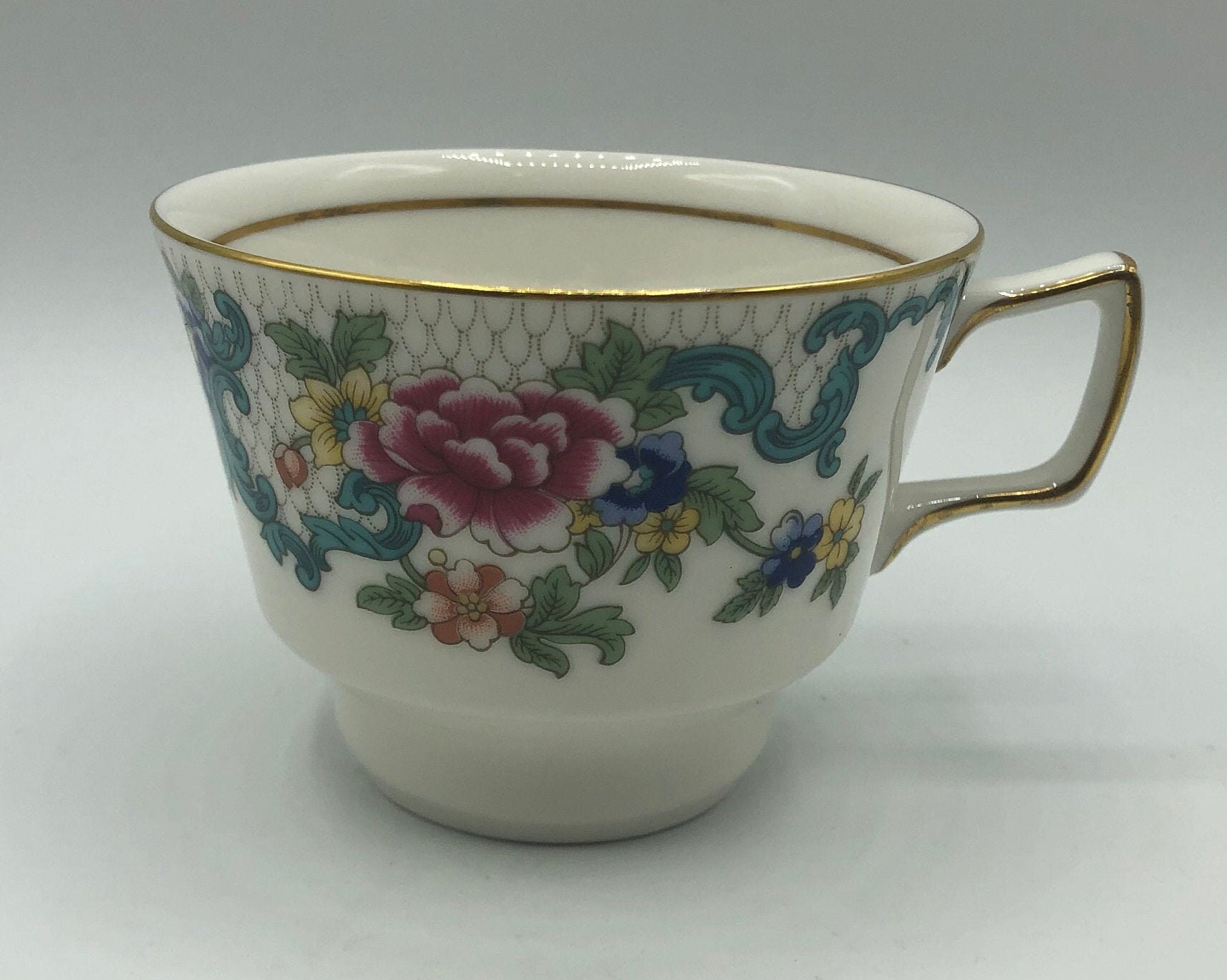 Royal Doulton England Fine China Tea Cup. Booths Floradora | Etsy