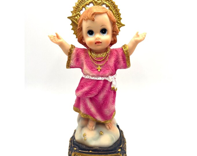 Divino Nino Jesus Divine Child Jesus Religious Figurine With Pink Robe ...