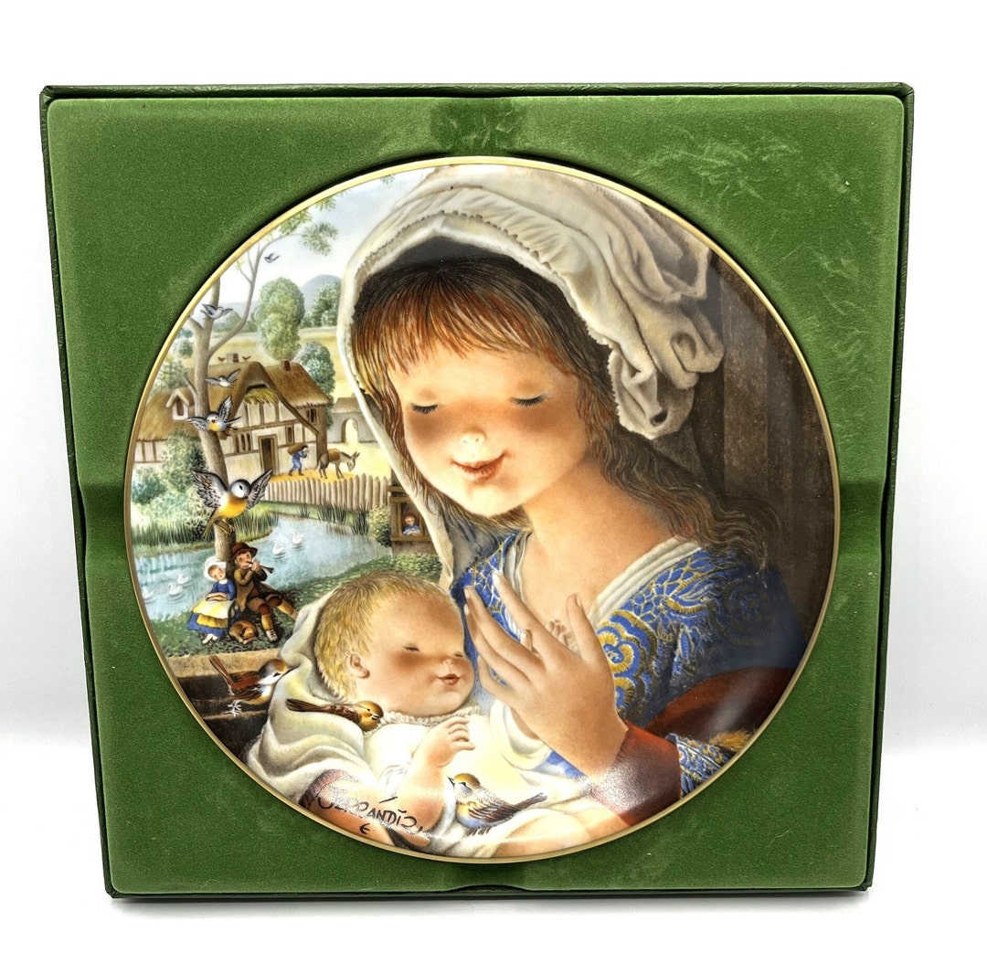 1979 Avian Mother and Child by Juan Ferrandiz Collectible Plate Limited ...