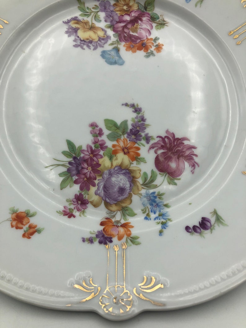 Early 1940's Fine China Plate Made in Germany With Double | Etsy