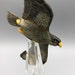 Intricately Detailed Eagle Figurine on Crystal Base by TFM Made in ...