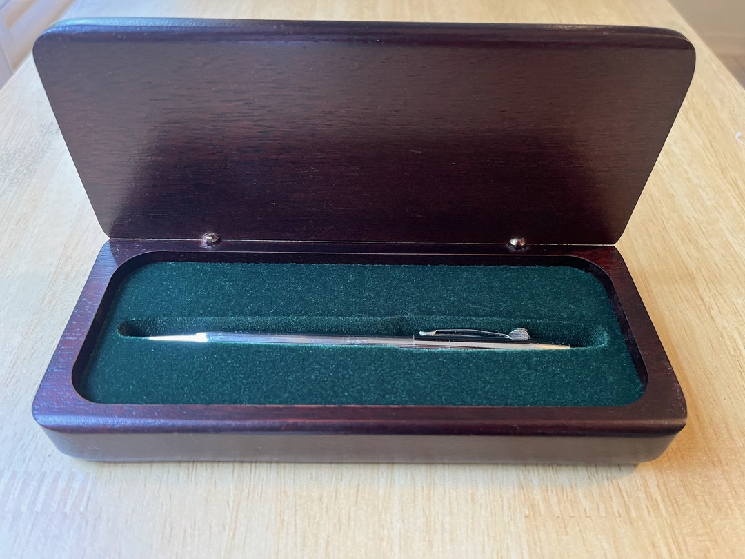 Fine Rosewood Pen Presentation Box Hinged Gift Box for Special Pen. Box ...