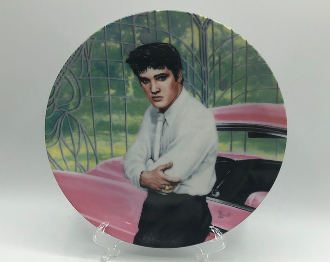 Elvis Presley Plate "elvis at the Gates of Graceland" by Bruce Emmett ...