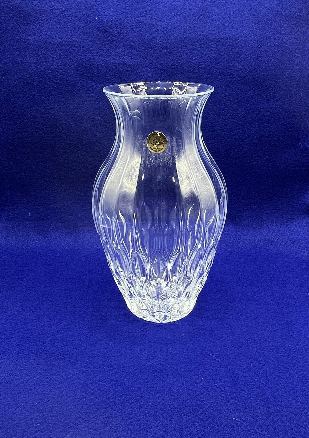 Beautiful Cristal D'arques French Lead Crystal 10" Vase in Bretagne ...