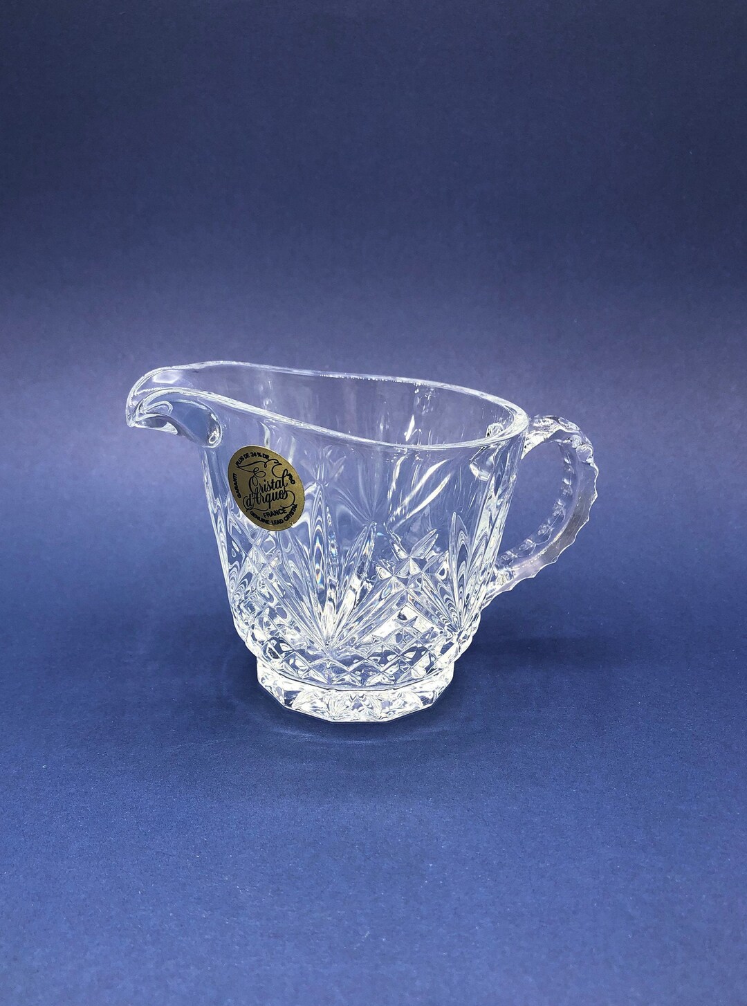 Cristal D'arques 24% Lead Crystal Creamer, Made in France. Beautifully ...