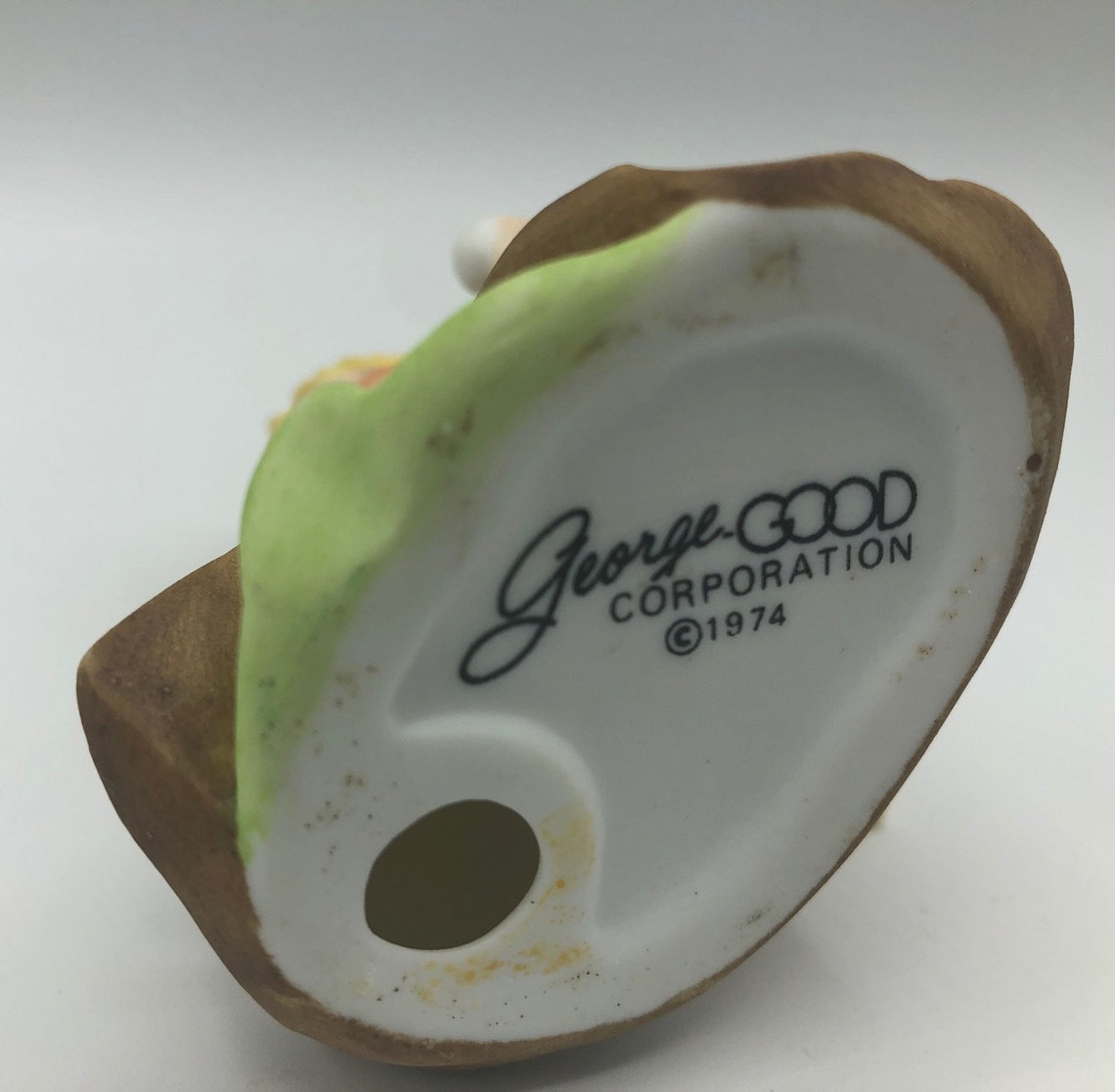 Vintage 1974 George Good Porcelain Hand Painted Figurine. A - Etsy