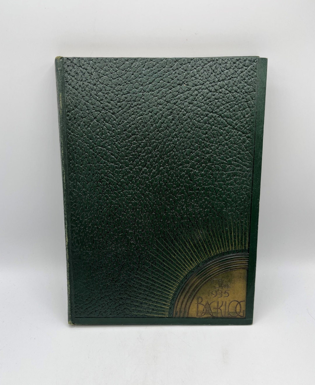 Vintage 1935 College Yearbook. the Backlog 1935 David Lipscomb College ...