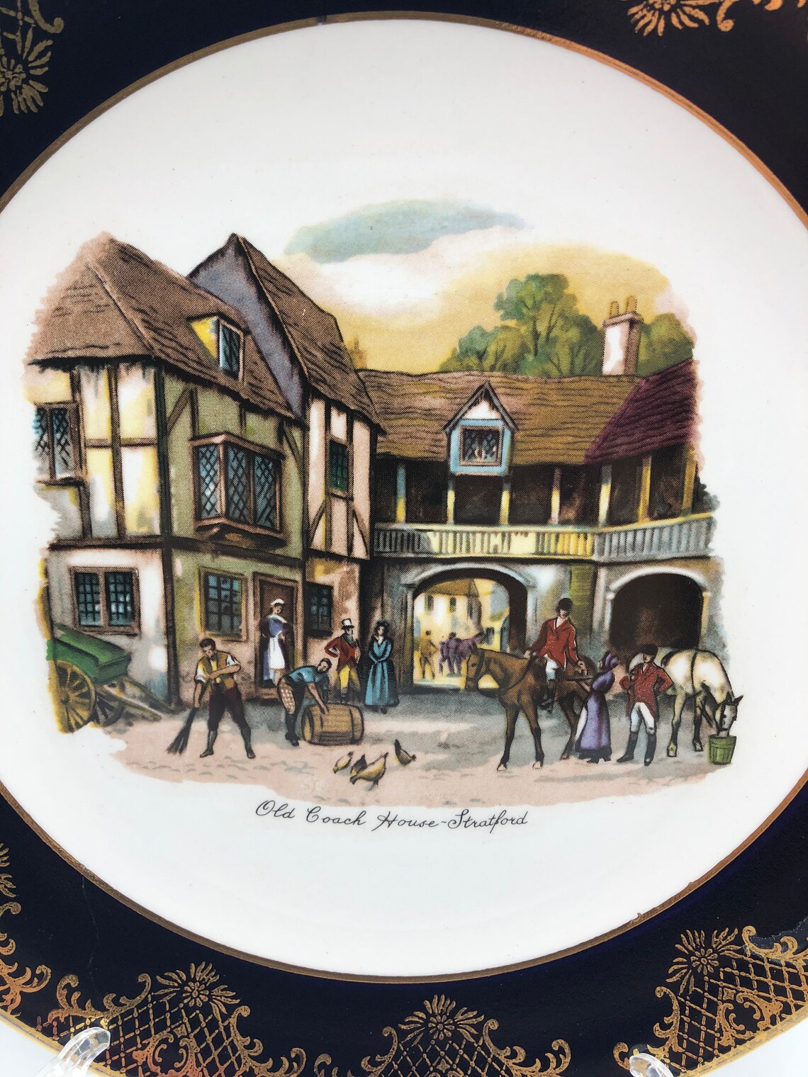 Vintage Royal Falcon Ware Plate par Weatherby de Hanley, Angleterre ...