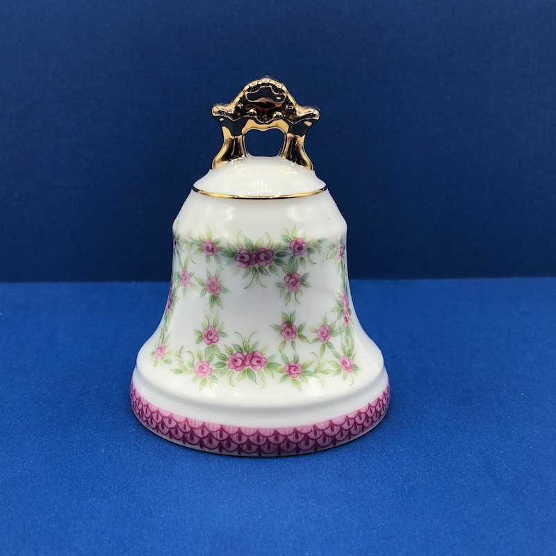 Lefton Rose Bell - Etsy