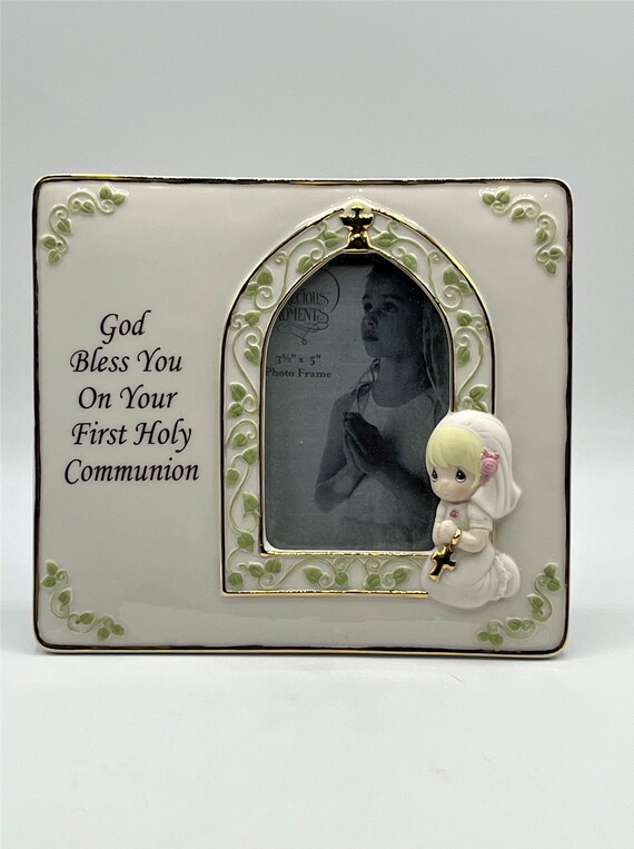 Precious Moments First Communion Picture Frame for Girl God - Etsy