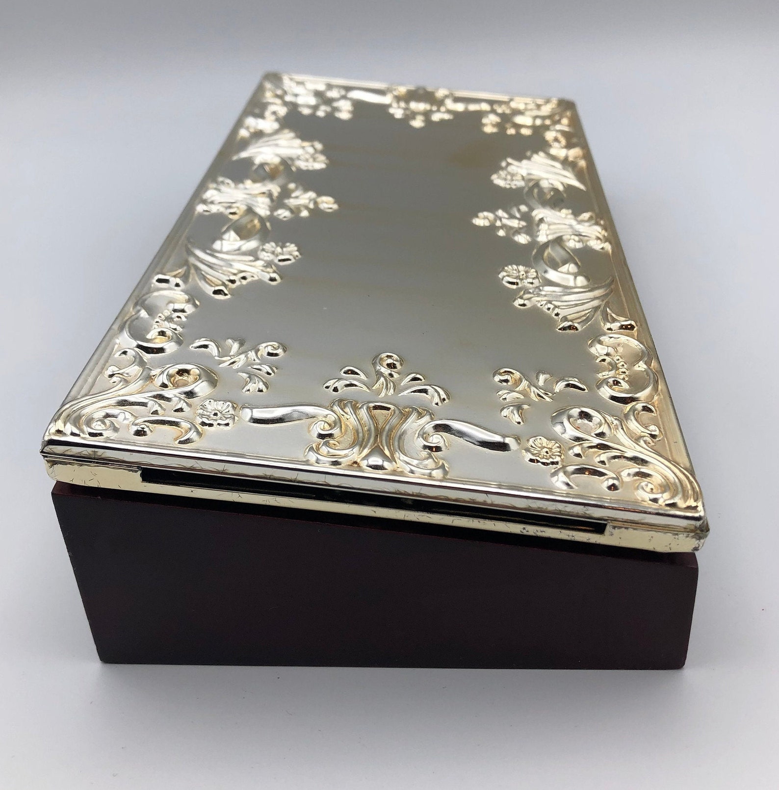 Vintage Godinger Silverplate Hinged Cover and Double Frame on | Etsy