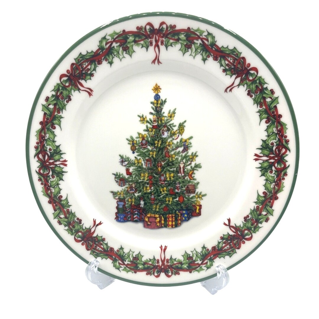 Christopher Radko Traditions Holiday Celebration Christmas Tree Plate ...