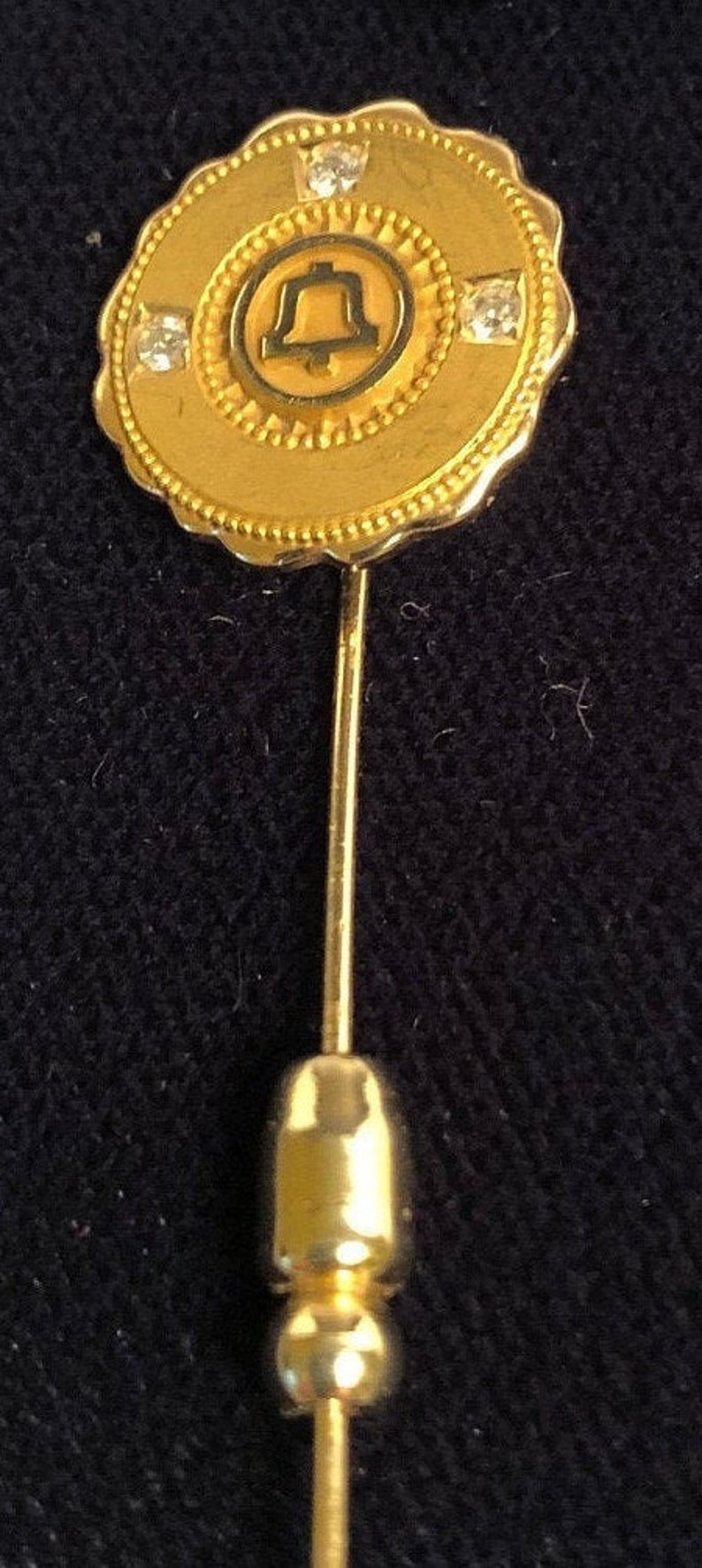 Vintage Southern Bell Employee Retirement Stick Pin. 14K Gold - Etsy