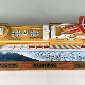 Model Ocean Liner Carnival Pride Cruise Ship Model Assembled 3-D Puzzle ...