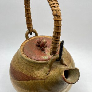 Vintage Mid-century Pottery Tea Pot With Lid and Handle. Hand Crafted ...