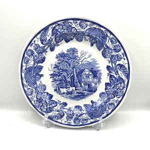 Spode Blue Room Collection "rural Scenes" 10.5" Plate Made in England ...