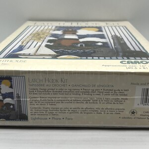 Wonder Art Lighthouse Latch Hook Kit by Caron International NOS ...