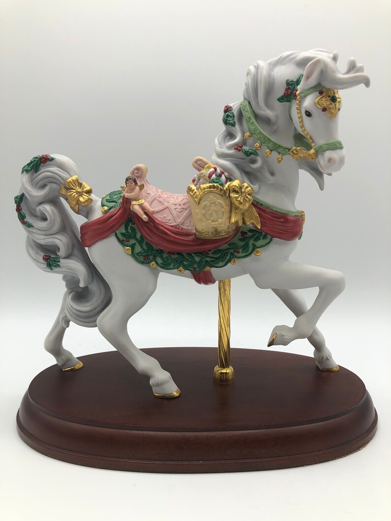 Rare Vintage Lenox Christmas Carousel Horse Legacy Edition - Etsy