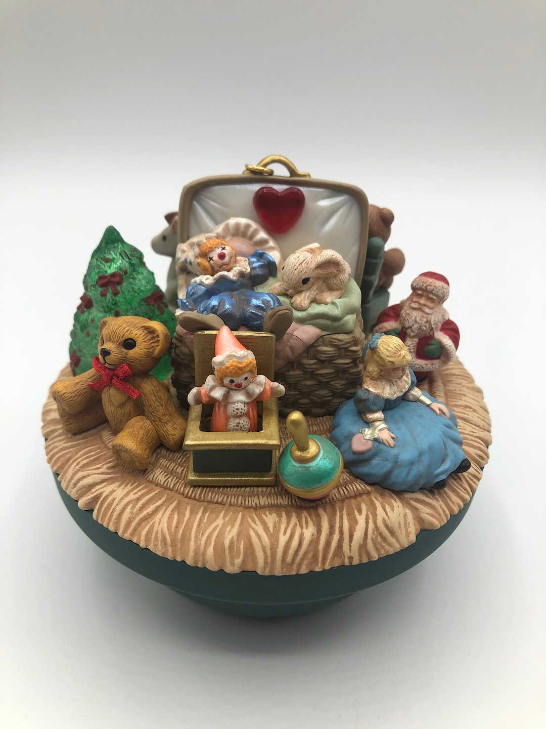 Vintage Hallmark Victorian Toy Box Keepsake Ornament With Light, Motion ...