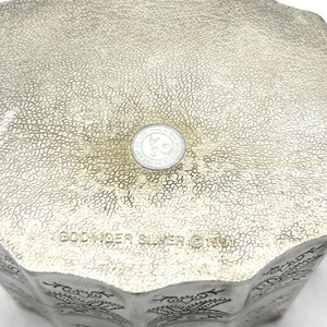 Godinger Silver Platetrinket Jewelry Box With Lid Etched Design ...