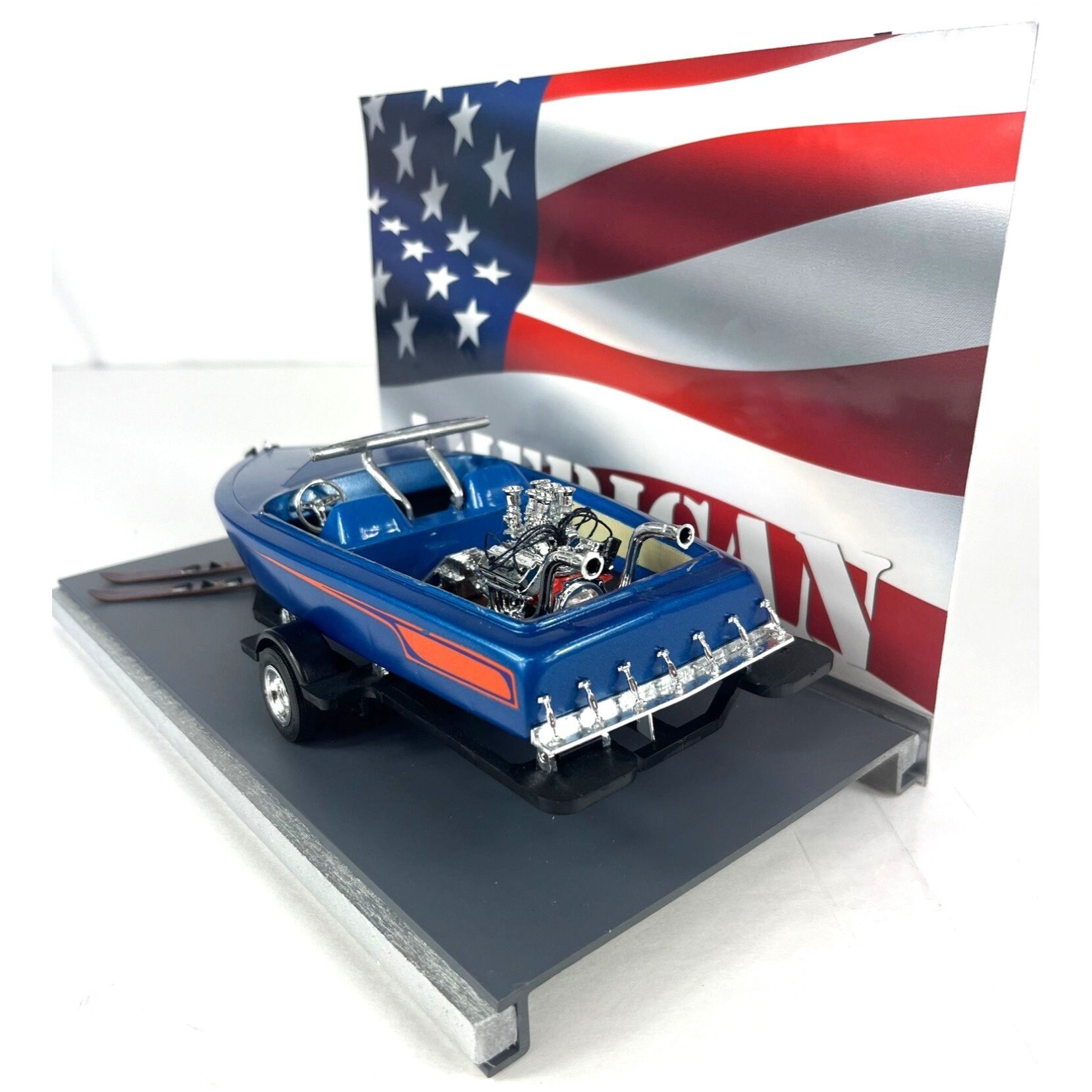 Model Boat Revell 1/25 Scale Hemi Hydro Speedboat Model With Trailer ...