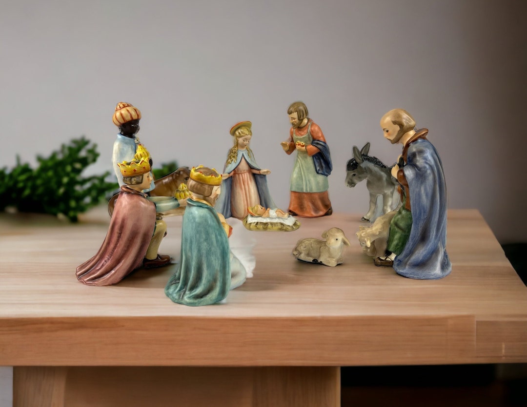 Vintage 1980's Goebel M.I. Hummel Nativity Set 10 Piece Set in Original ...