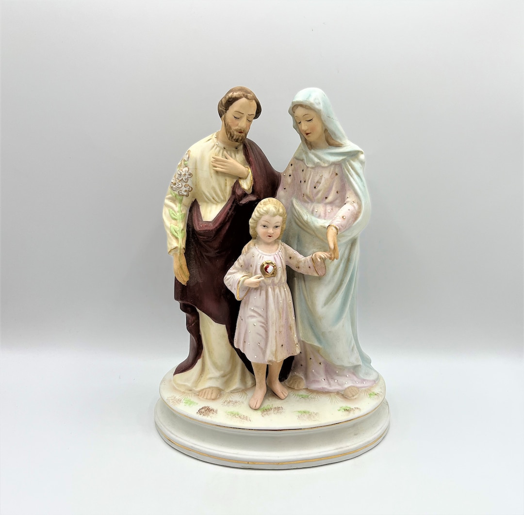 Rare Antique Lefton China Statue Figurine of Saint Joseph, Blessed ...